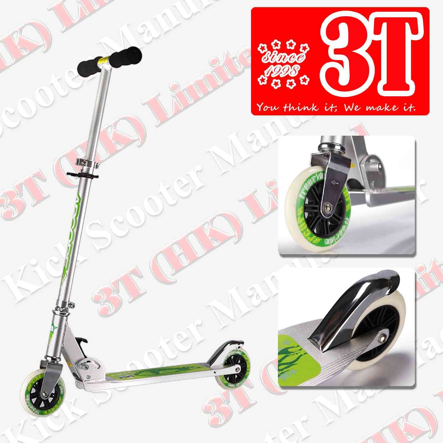 🛴120mm PU Wheel Ai Alloys Foldable Kick Scooter - Chinamotorscooter.com