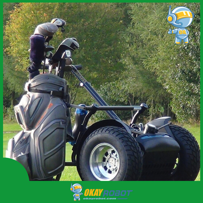 Okayrobot Golf Trolley, Two Wheels Golf Courses Cart, Electric Scooter ...