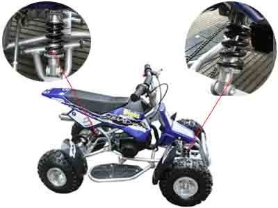 🛴49cc, Single Cylinder, 2-Stroke, Air Cooled ATV (ATV-002) - Chinamotorscooter.com