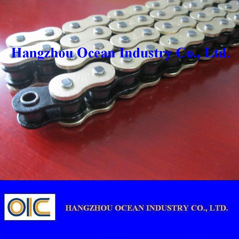 520 X Ring Motorcycle Chain in Yellow and Black Colour ...